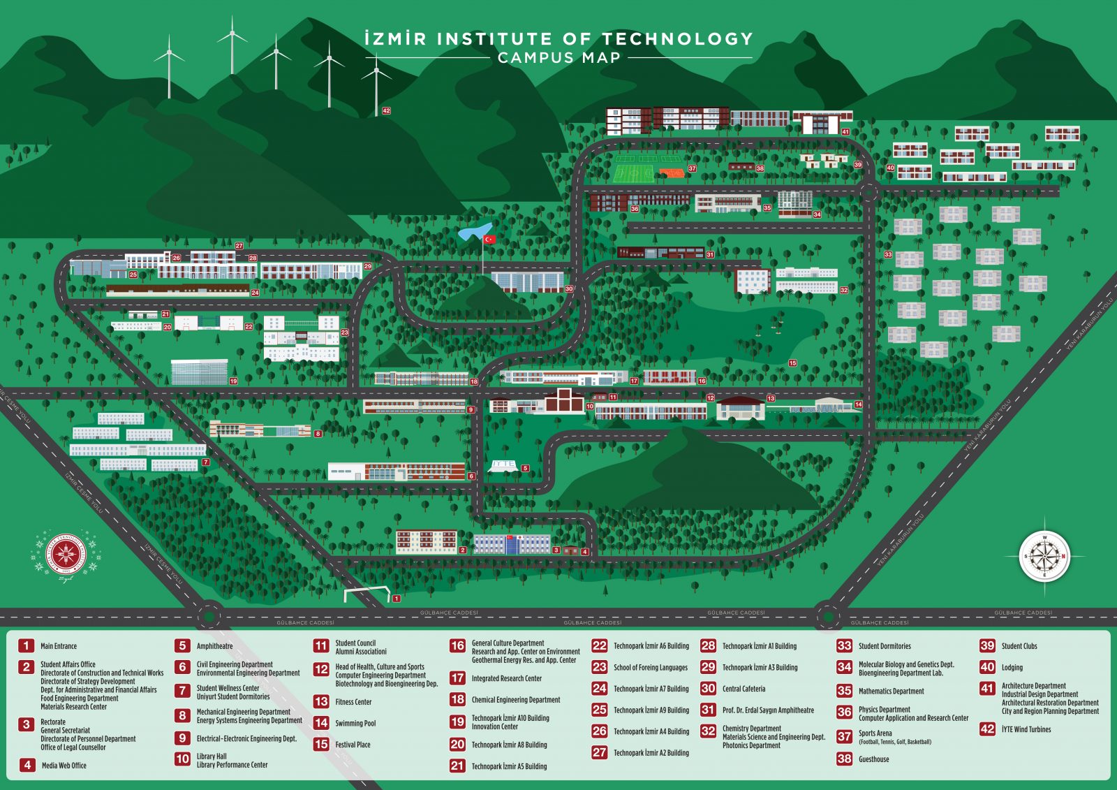 Campus Map – Uluslararası İlişkiler Ofisi